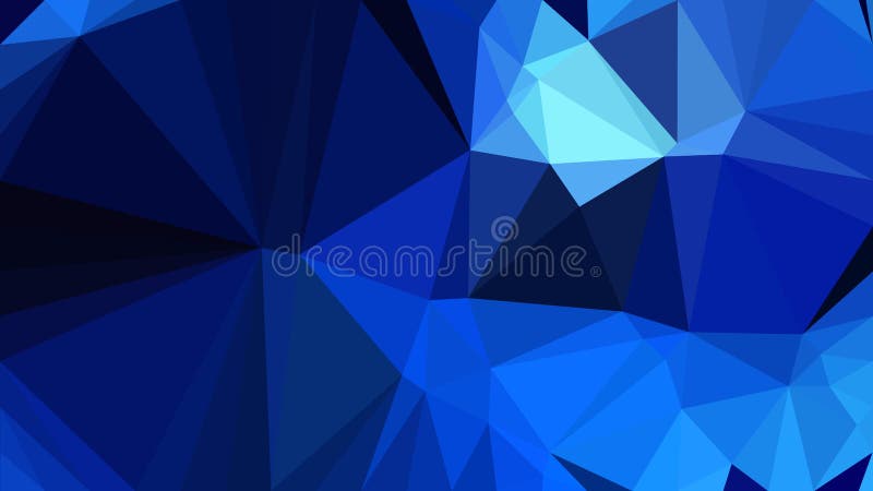 Cool Blue Polygon Background Template Design Stock Vector ...