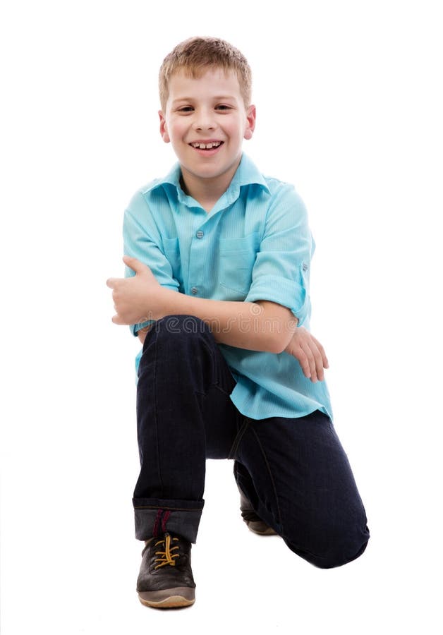 Cool Boy stock image. Image of happy, studio, portrait - 28558045