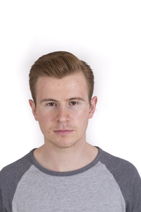 Cool Boy with Cool Facial Expression Poses in Studio Stock Image ...