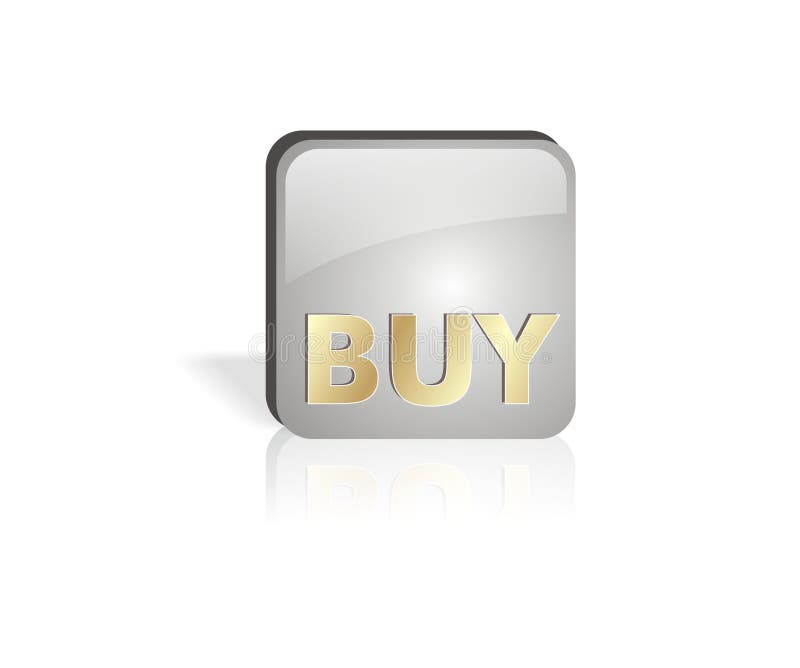 Go Button stock vector. Illustration of shadow, white - 4659343