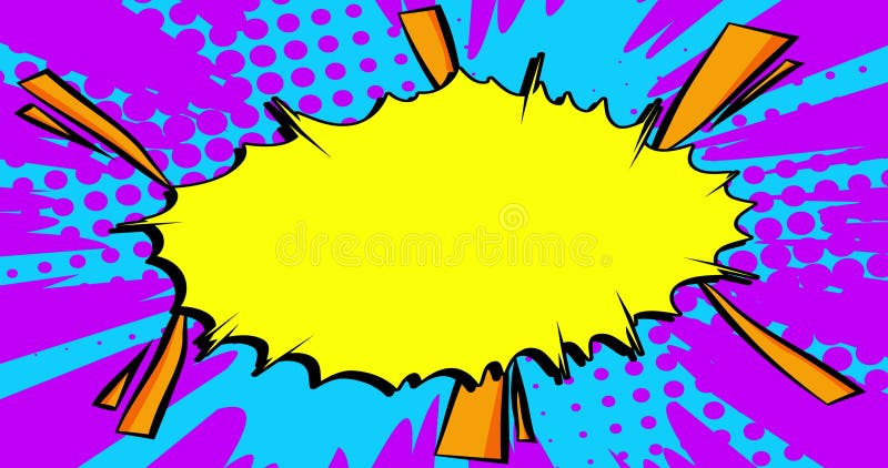 Super Comic Text Animation on Green Screen Background Stock Video ...