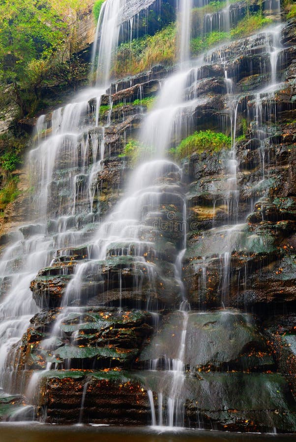 Cool Cascade stock photo. Image of jungle, rainforest - 1082692