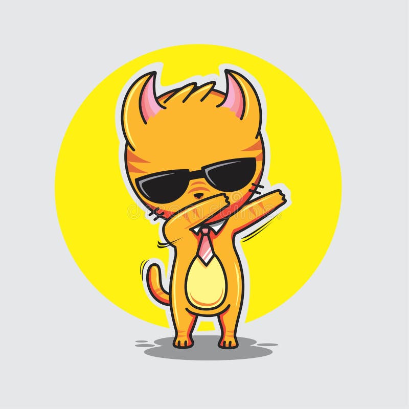 Cat Dab Stock Illustrations – 66 Cat Dab Stock Illustrations, Vectors ...