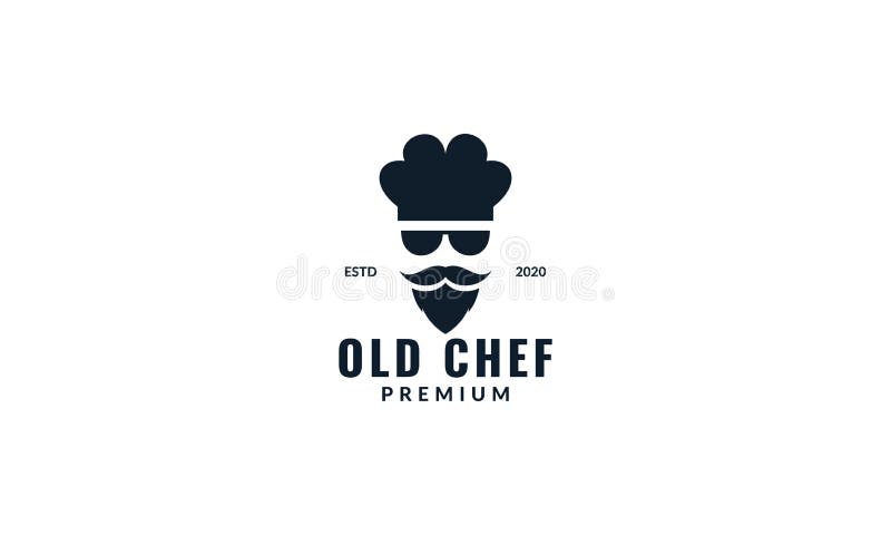 Cool Chef Logo Design Illustration Stock Vector - Illustration of ...