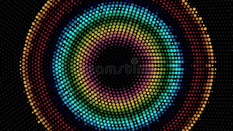 Cool Circular Dots Background Vector Stock Vector - Illustration of ...