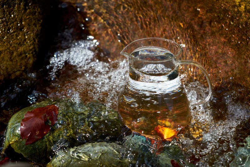 Cool Clear Water of the Mountain River Stock Photo - Image of autumn ...