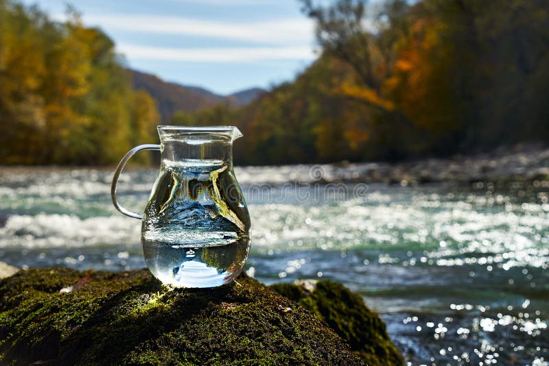 Cool Clear Water of the Mountain River Stock Photo - Image of brooks ...