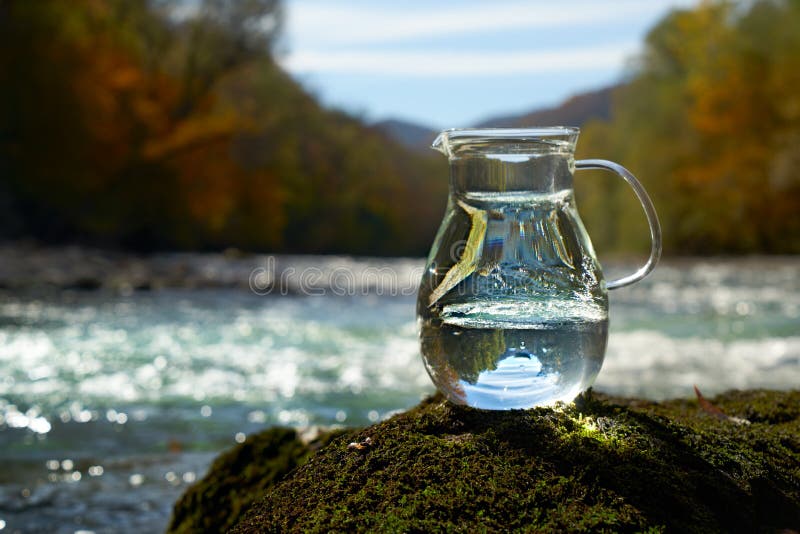 Cool Clear Water of the Mountain River Stock Photo - Image of coolness ...