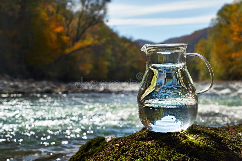 Cool Clear Water of the Mountain River Stock Photo - Image of forest ...