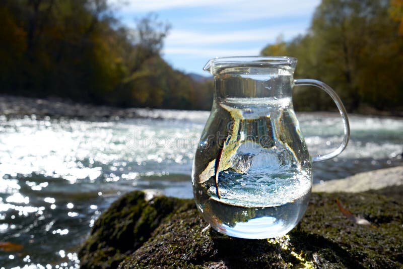 Cool Clear Water of the Mountain River Stock Photo - Image of mountain ...