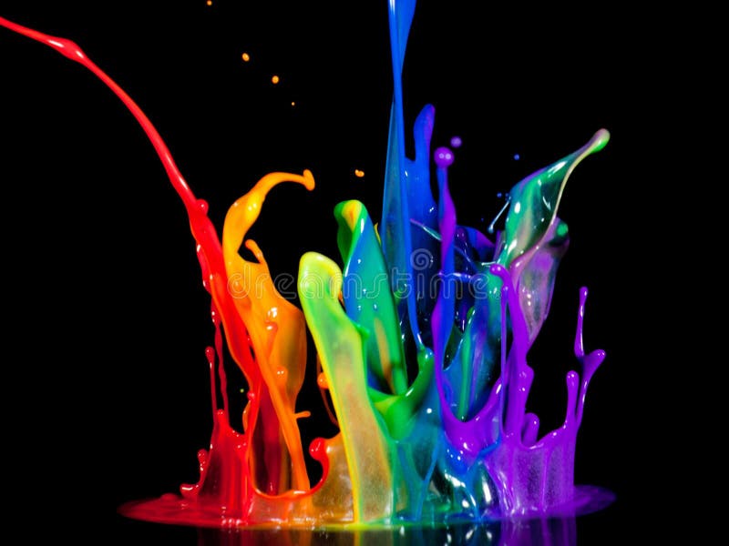 Cool color splash stock photo. Image of cool, beautiful - 26725958