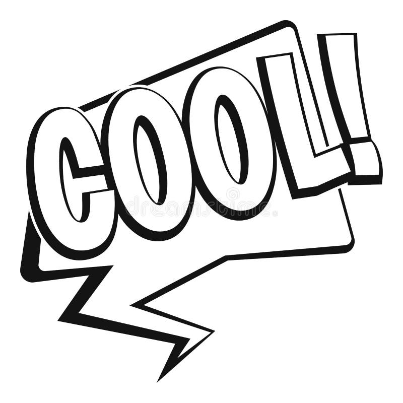 COOL, Comic Text Speech Bubble Icon Blue Vector Isolated Stock Vector ... COOL, Comic Text Speech Bubble Icon Blue Vector Isolated Stock Vector ...