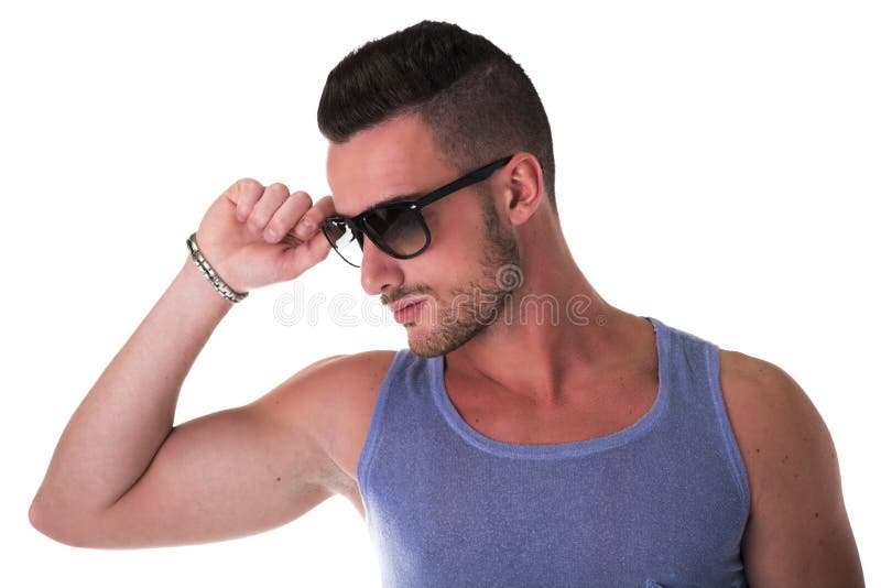 Cool Confident Attitude Hip Hop Style Young Man in Hoodie Posing while ...