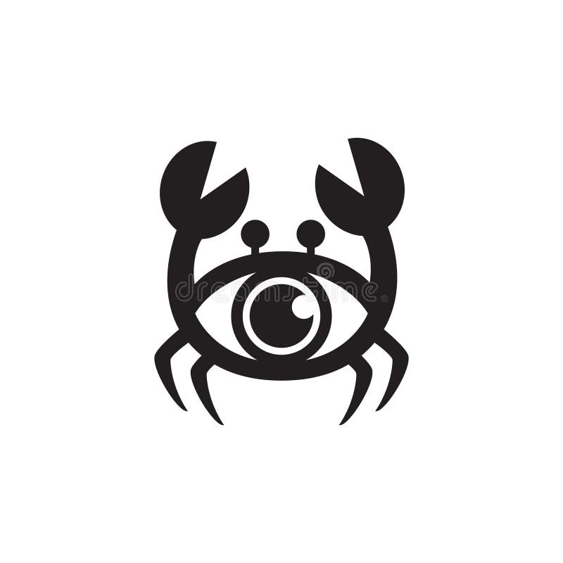 Cool Crab Seafood Concept Logo Stock Illustrations – 5 Cool Crab ...