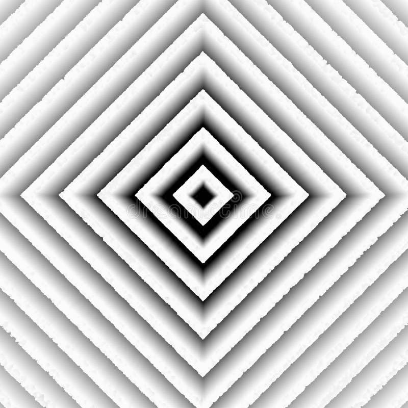 Cool 3d Black White Pattern Stock Illustration - Illustration of cool ...