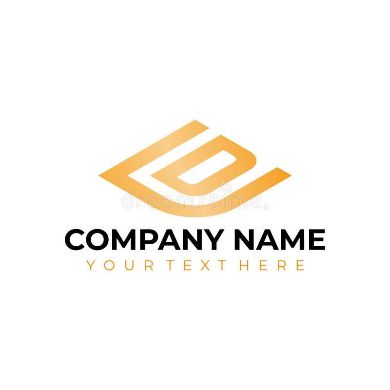 Cool Design Initial Concept in Modern Color Stock Vector - Illustration ...