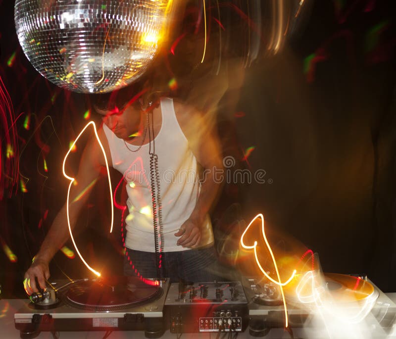 Cool dj stock photo. Image of tunes, party, vinyl, nightlife - 27298054