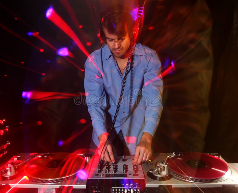 Cool dj stock image. Image of mixing, groove, player - 27298339