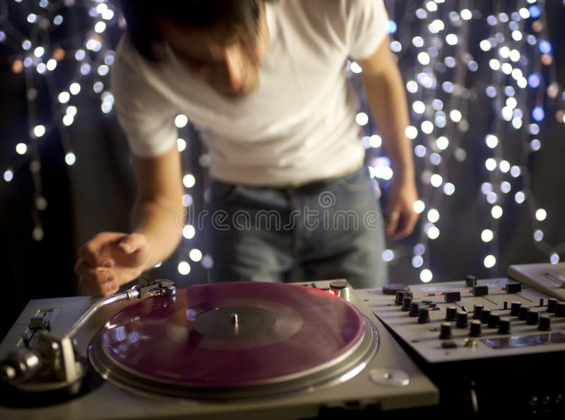 Cool dj stock image. Image of handsome, nightlife, retro - 27298909