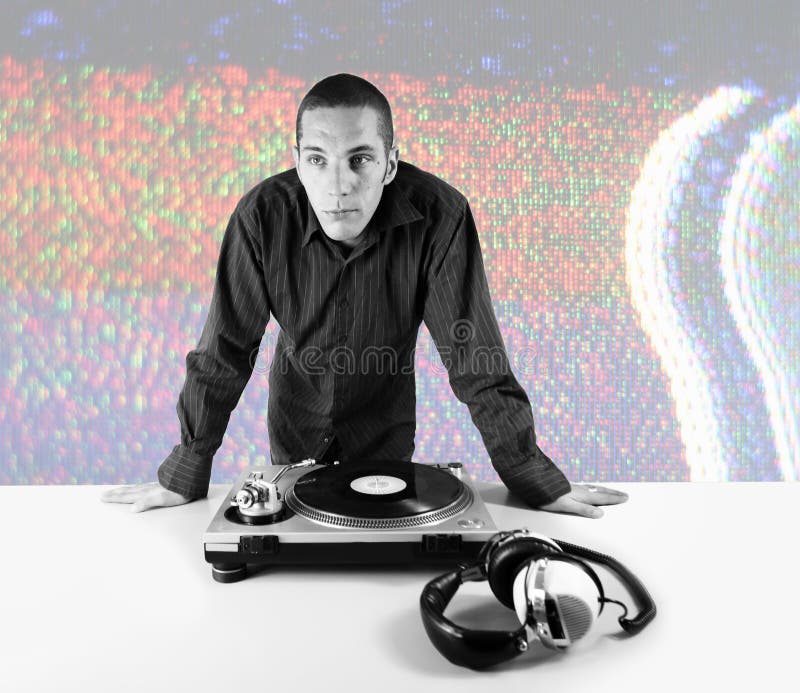 Cool dj stock image. Image of groove, jockey, plastic - 3633675