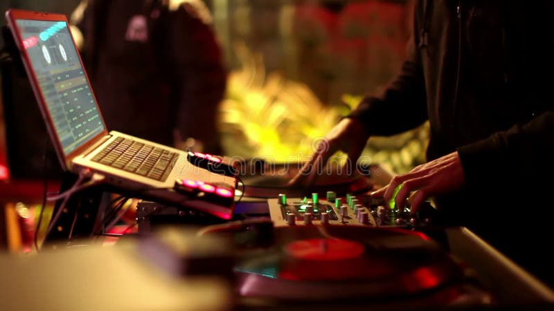 Cool DJ in bar stock footage. Video of beat, patio, male - 36632772