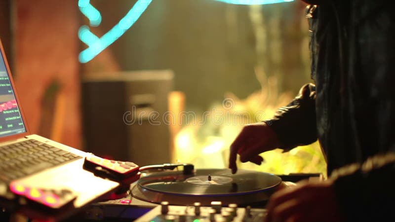 Cool DJ in bar stock footage. Video of mexico, disco - 36634893