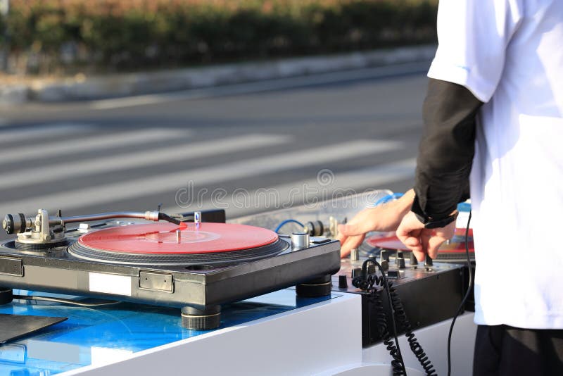 Cool dj stock photo. Image of hands, controller, event - 50680656