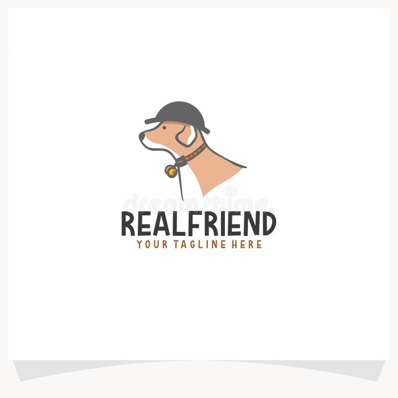 Cool Dog Logo Design Template Stock Illustration - Illustration of care ...