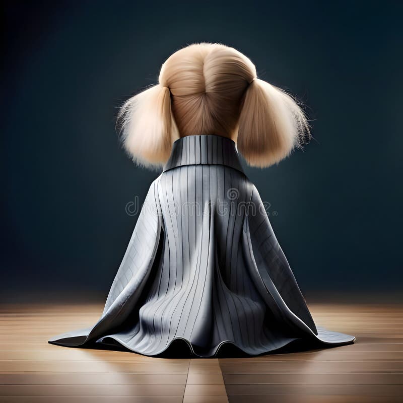 Dog Wearing Clothes - Ai Generated Image Stock Illustration ...