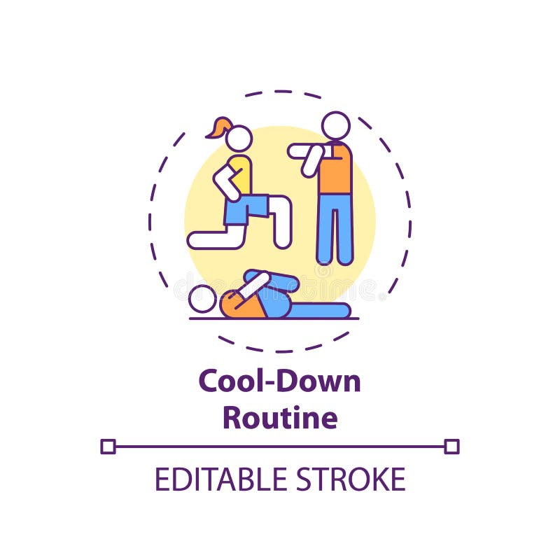 Cool Down Exercise Stock Illustrations – 73 Cool Down Exercise Stock ...