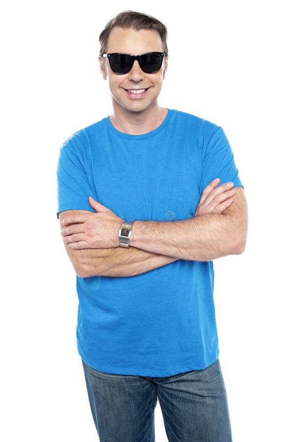 Cool dude wearing goggles stock image. Image of caucasian - 26567131