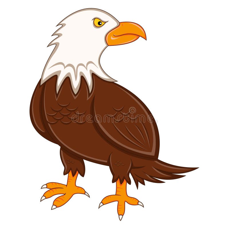 Cool Eagle cartoon stock vector. Illustration of nature - 85998700