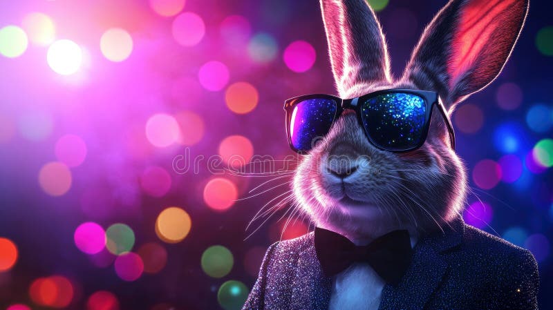 Dancing Hare Disco Party Stock Photos - Free & Royalty-Free Stock ...