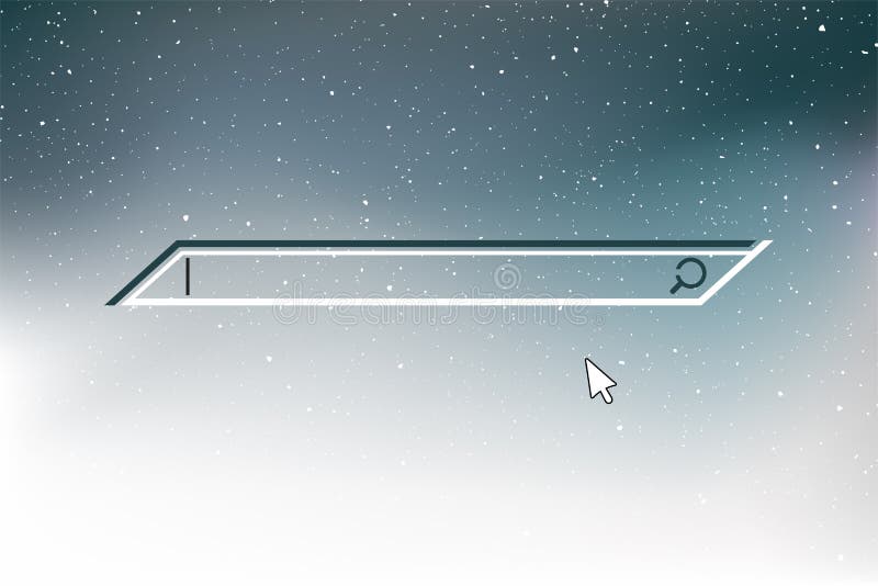 Cool elegant searching bar stock vector. Illustration of glitter ...