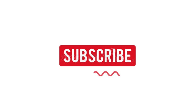 3d Subscribe Button for YouTube. Subscribe Button Youtube. Stock Footage - Video of internet ...