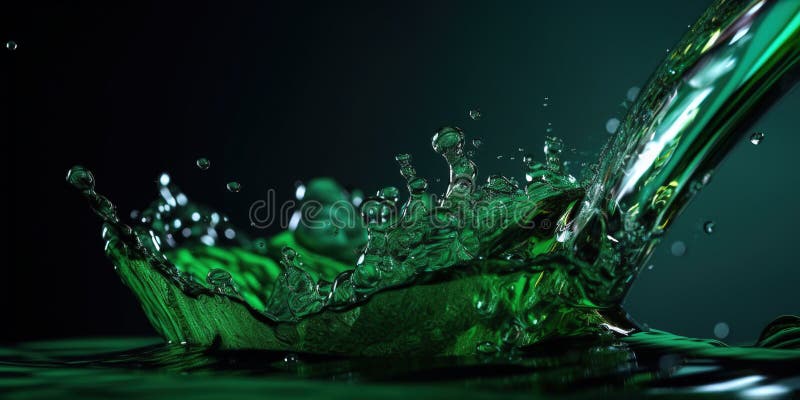 Cool Frozen in Time Water Splash, Good for Commercials, AI Generative ...