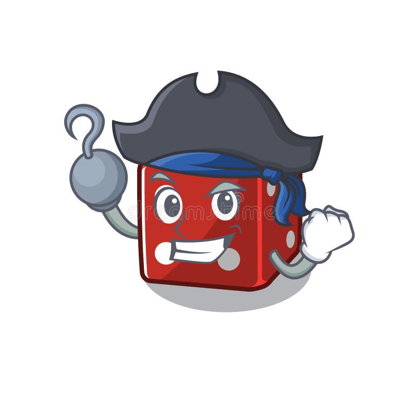 Cool and Funny Dice Cartoon Style Wearing Hat Stock Vector ...