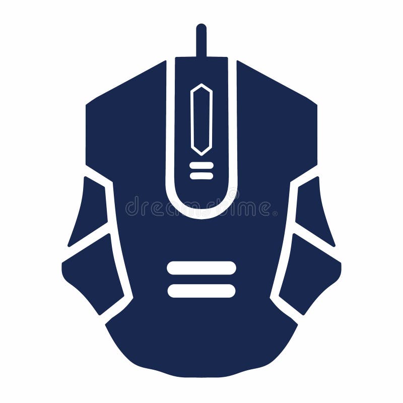 Cool Gaming Mouse Tech Element Stock Illustration - Illustration of ...