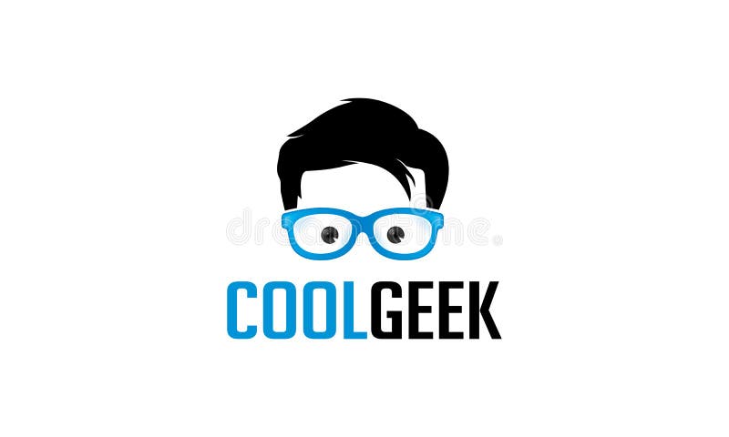 Geek Logo Design Template Vector Stock Vector - Illustration of modern ...