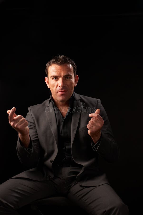 Cool gesture stock photo. Image of modern, urban, index - 16142188