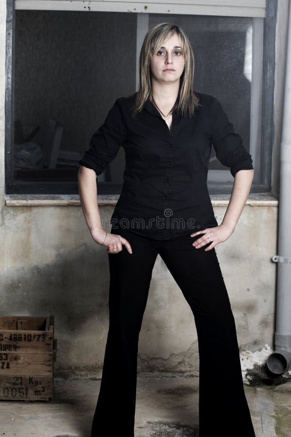 Cool girl stock photo. Image of cool, serious, fashion - 7443246