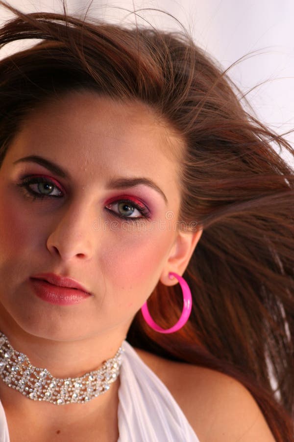 Cool Glamour stock image. Image of lips, skin, eyes, gloss - 774875