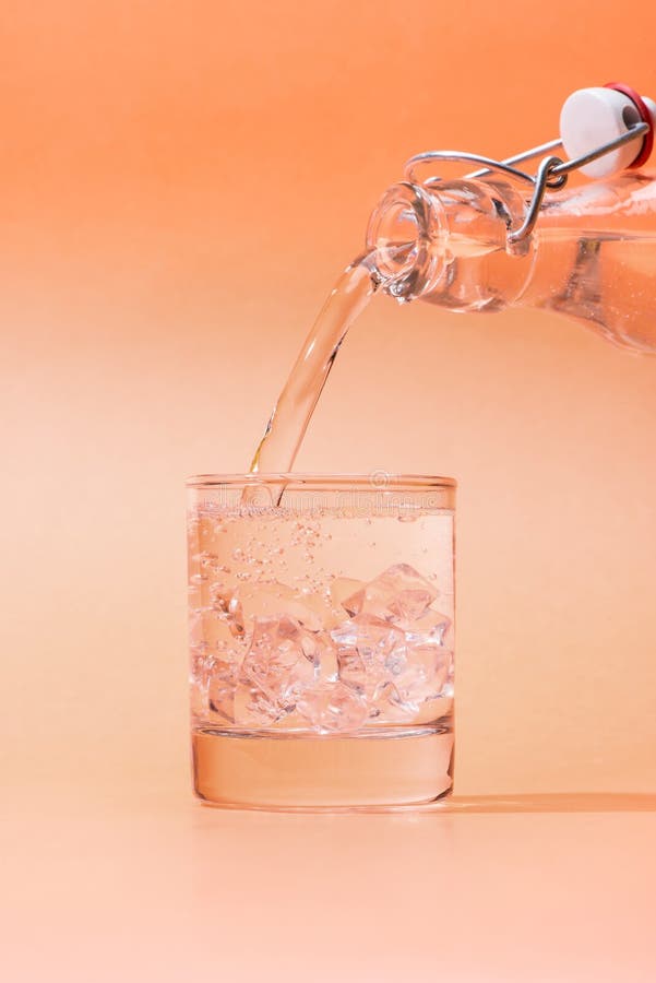 A Cool Glass of Cola Drink with Ice Stock Photo - Image of cool, sweet ...