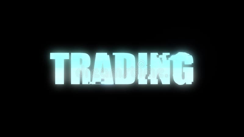 Trading Text Animation Background Stock Video - Video of vision ...