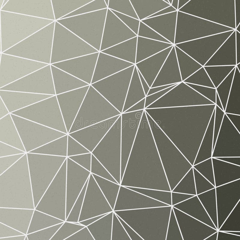 Cool Gray Color Abstract Color Low-Polygones Generative Art Background ...