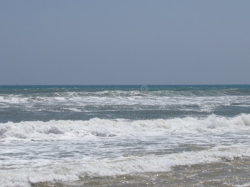 Cool gray sea waves stock image. Image of distance, wave - 84764175