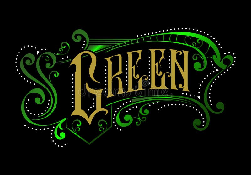 Basic RGB Lettering Custom Word of BORED Stock Vector - Illustration of ...