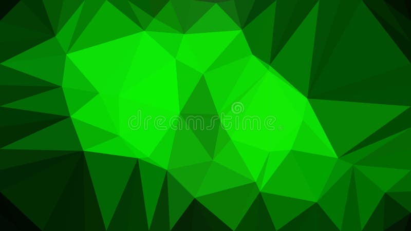 Cool Green Polygon Triangle Pattern Background Stock Vector ...