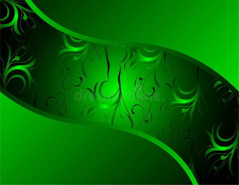 Cool green vector design stock vector. Illustration of leaf - 4821422