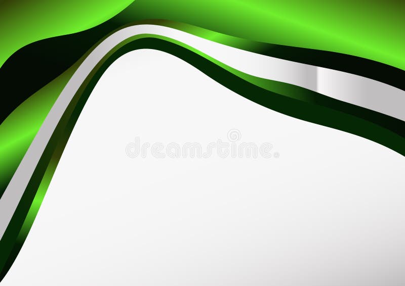Cool Green Wave Background Template with Space for Your Text Beautiful ...